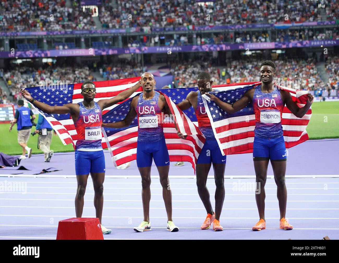 Christopher Bailey, Vernon Norwood, Benjamin en Bryce Deadmon (USA ...