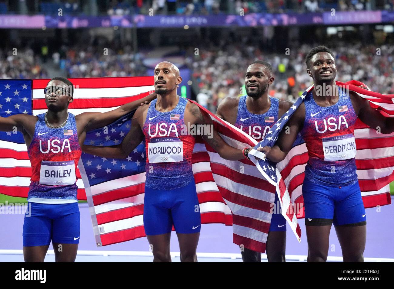 Christopher Bailey, Vernon Norwood, Benjamin en Bryce Deadmon (USA ...