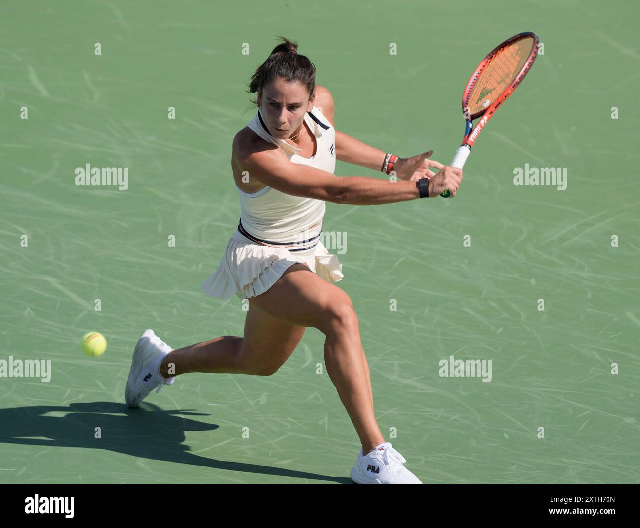 August 14, 2024: Emma Navarro (USA) loses to Mirra Andreeva at the ...