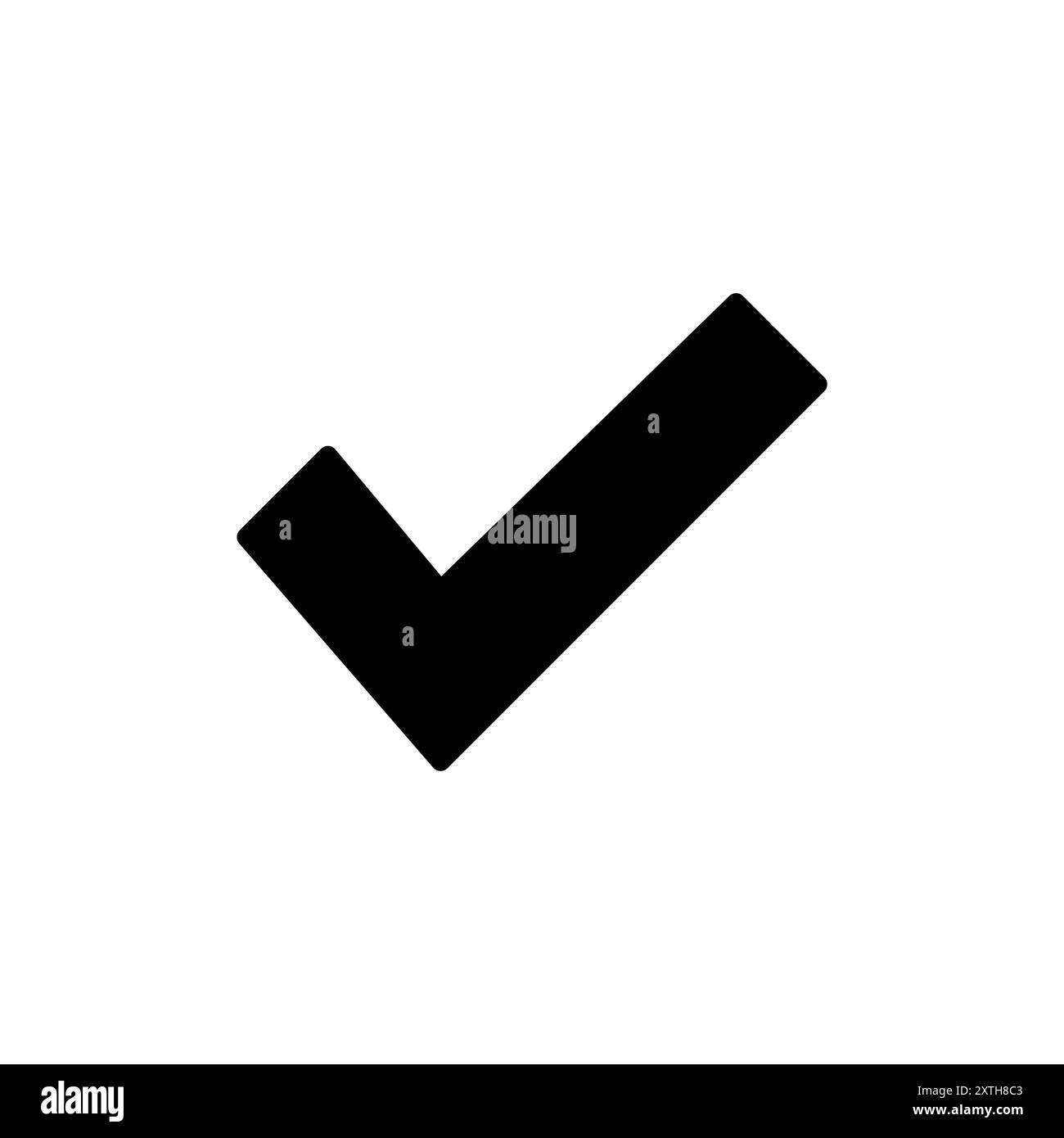 Check mark icon logo design. Tick mark sign and symbol Stock Vector ...
