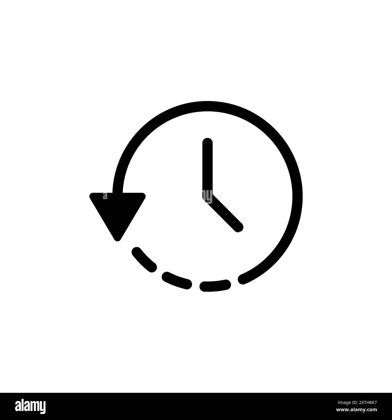 History icon logo design. recent event history sign and symbol Stock ...