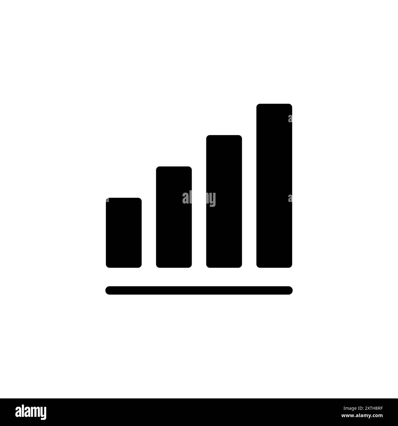 Growing graph icon logo design. Chart sign and symbol. diagram icon ...