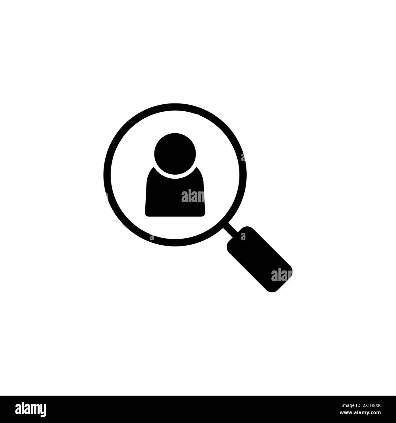 Hiring icon logo design. Search job vacancy sign and symbol. Human ...