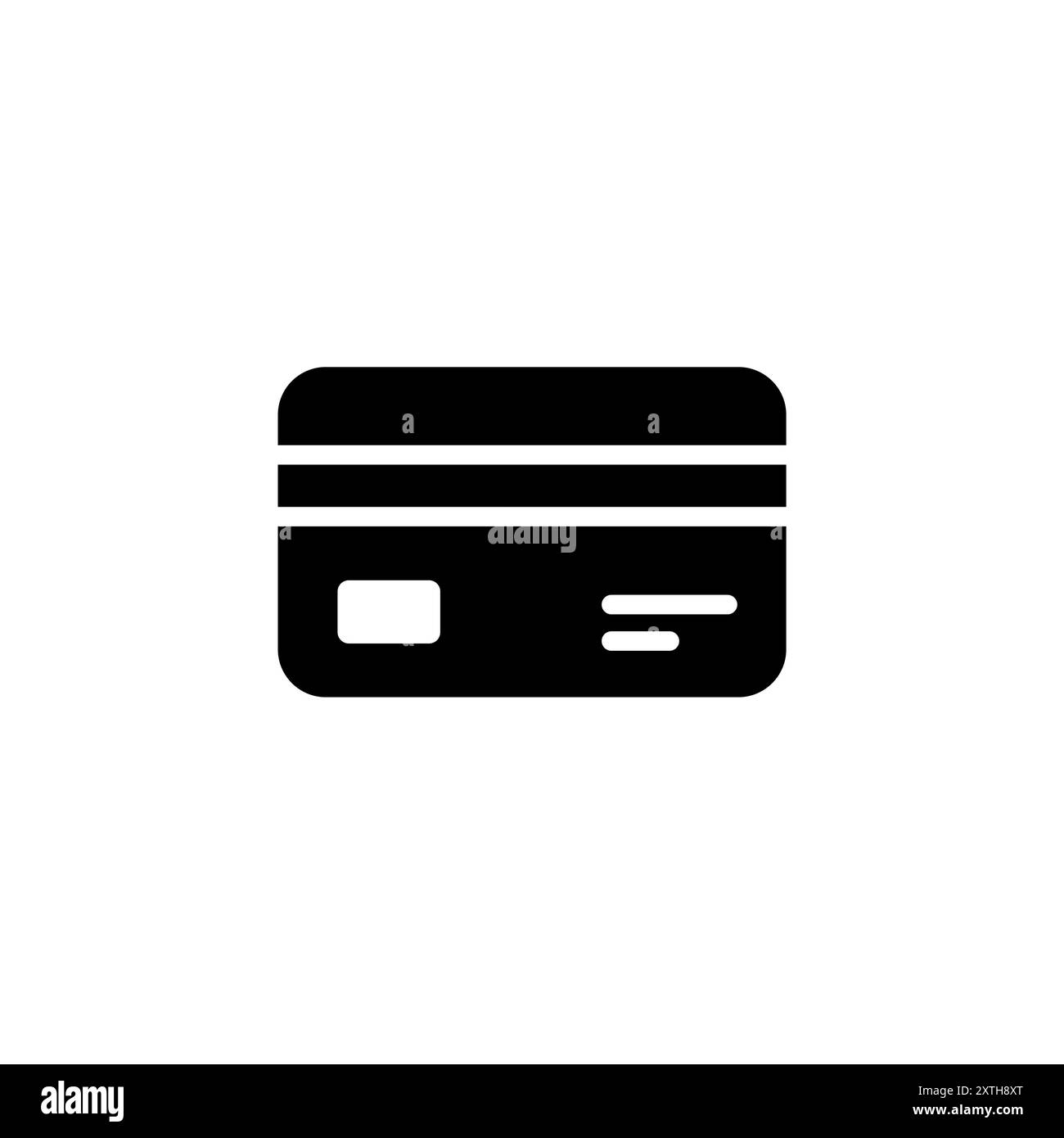 Credit card icon logo design. Credit card payment sign and symbol Stock ...