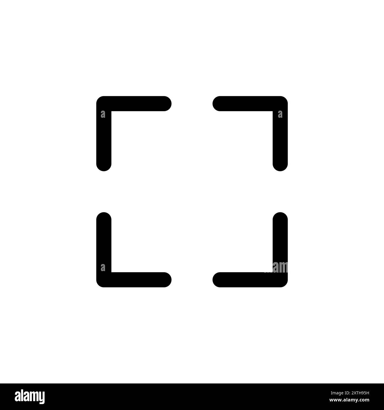 Fullscreen Icon logo design. Expand to full screen sign and symbol ...