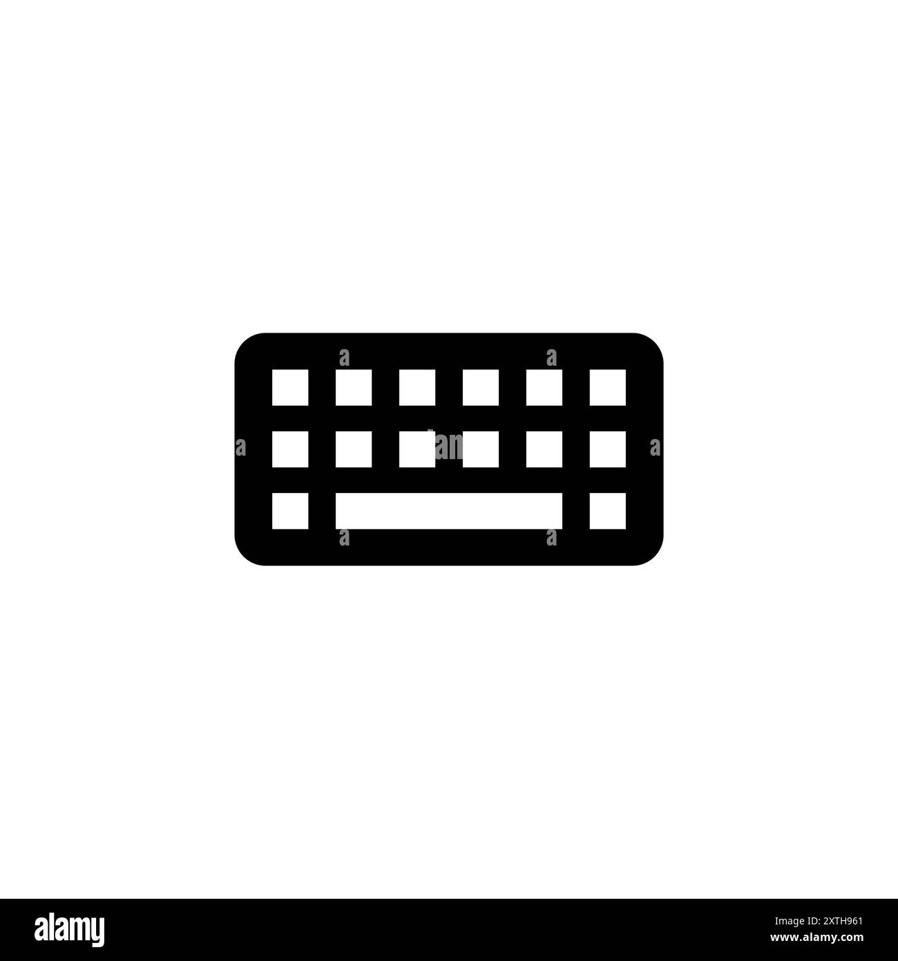 Keyboard icon logo design. keyboard sign and symbol Stock Vector Image ...