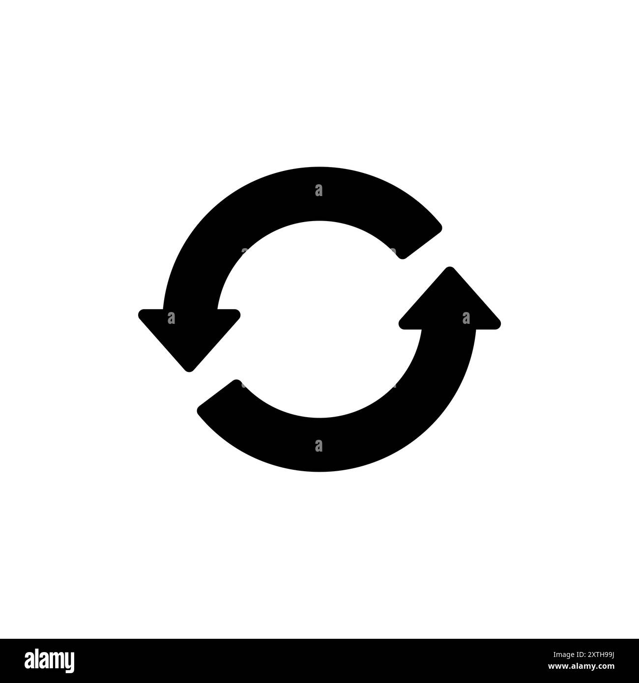 Refresh Icon Logo Design Reload Sign And Symbol Update Icon Stock