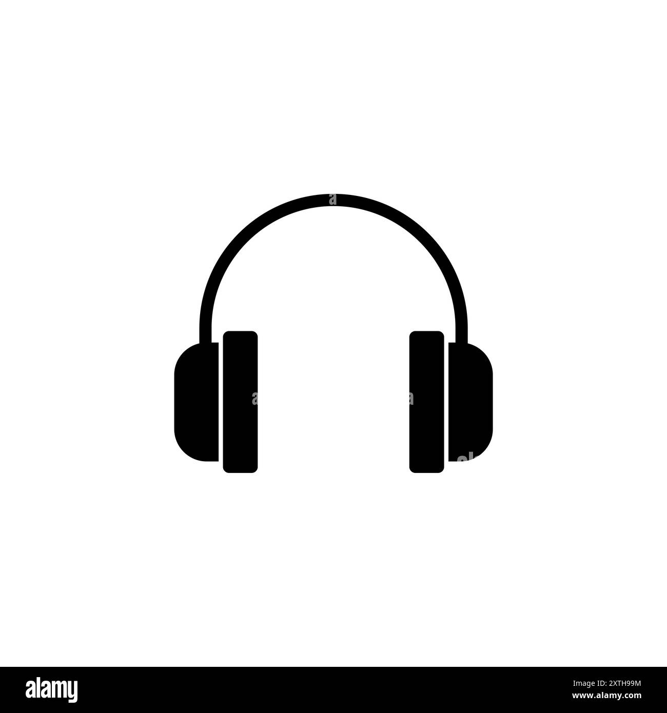 Headphone icon logo design. Headvector sign and symbol Stock Vector ...