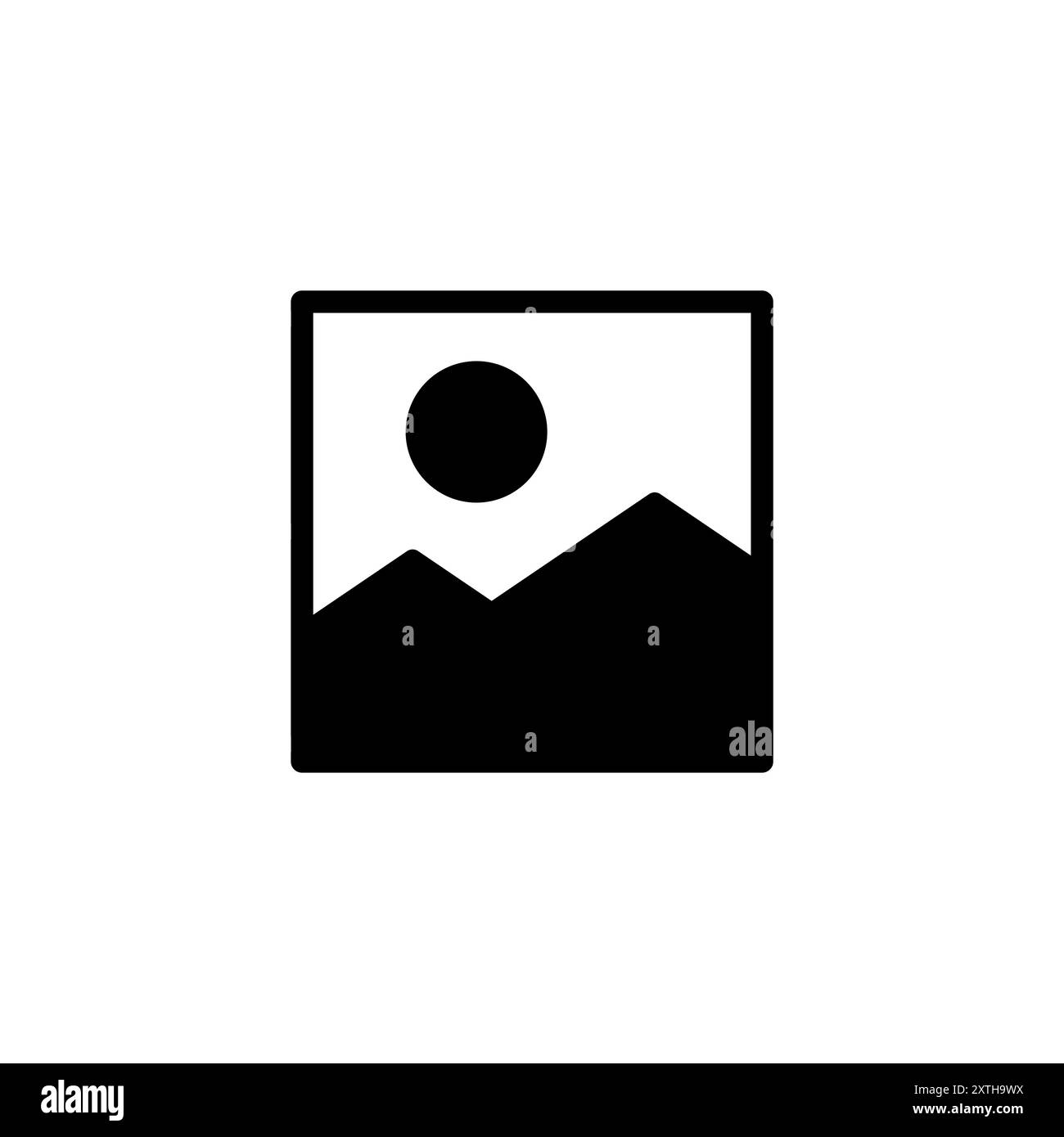 Picture icon logo design. photo gallery sign and symbol. image icon ...