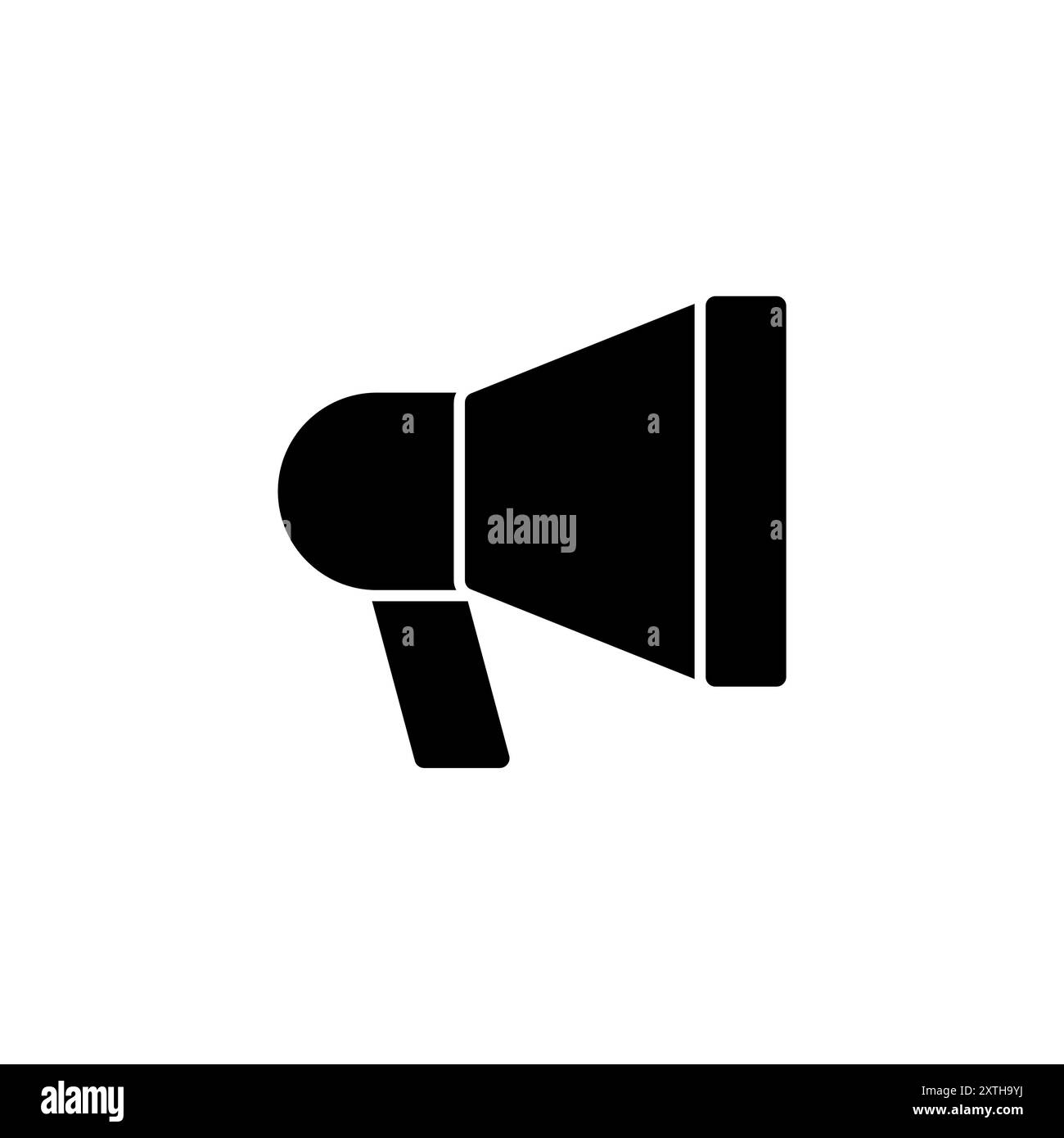 Megaphone icon logo design. Loudspeaker sign and symbol Stock Vector ...