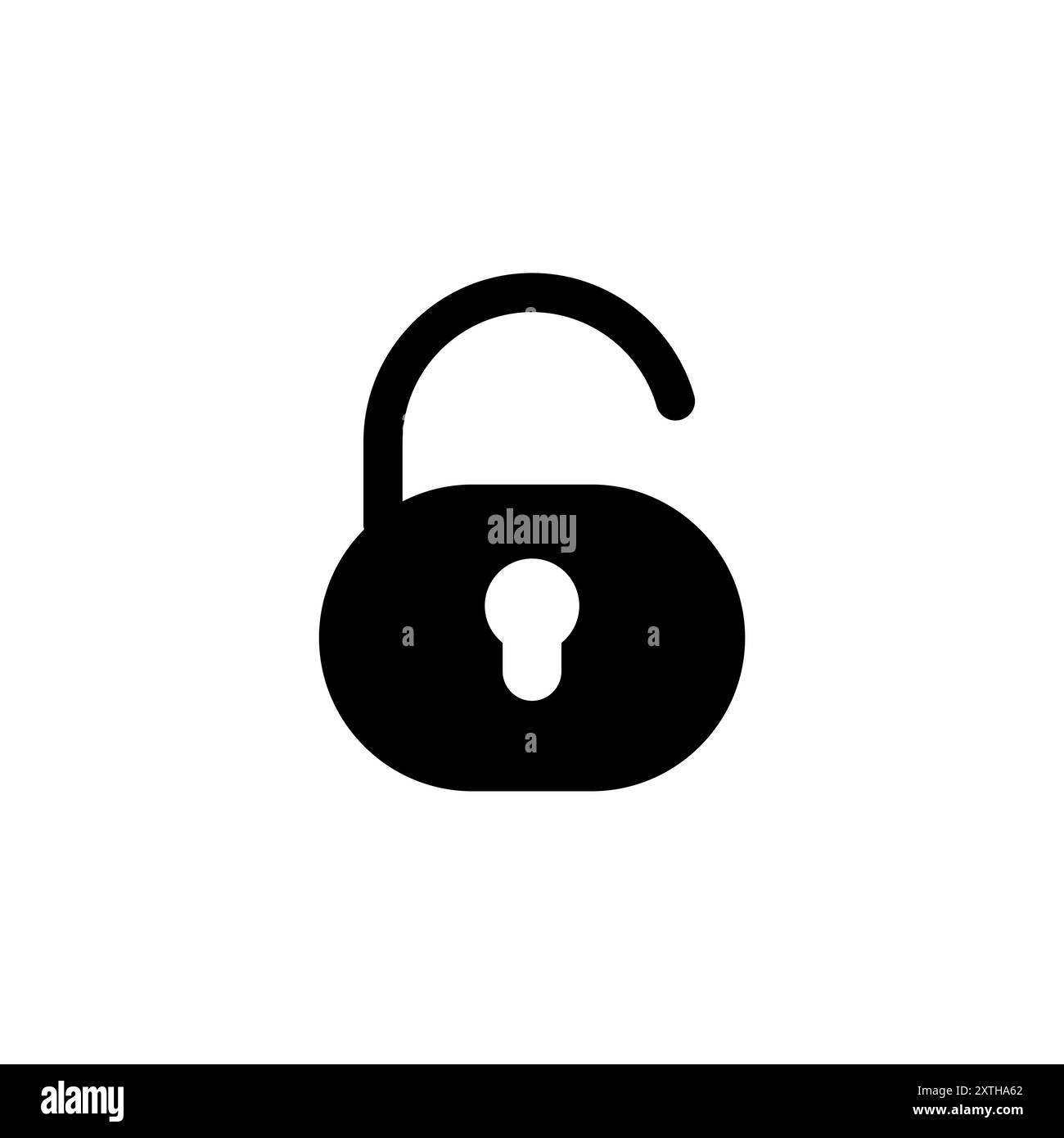 Unlock icon logo design. Unlock sign and symbol. unlocked padlock icon ...