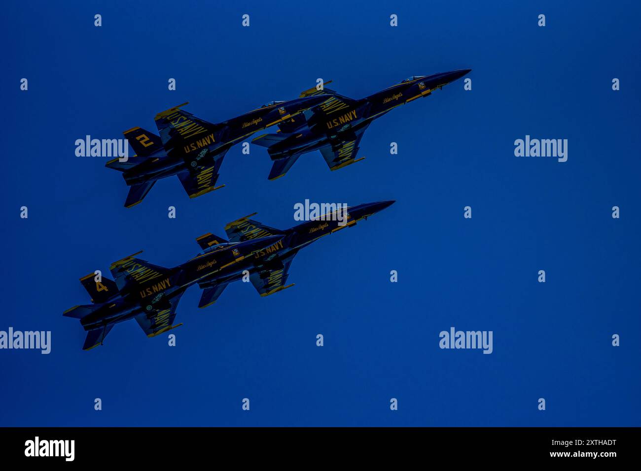 Blue Angels Formation Stock Photo - Alamy