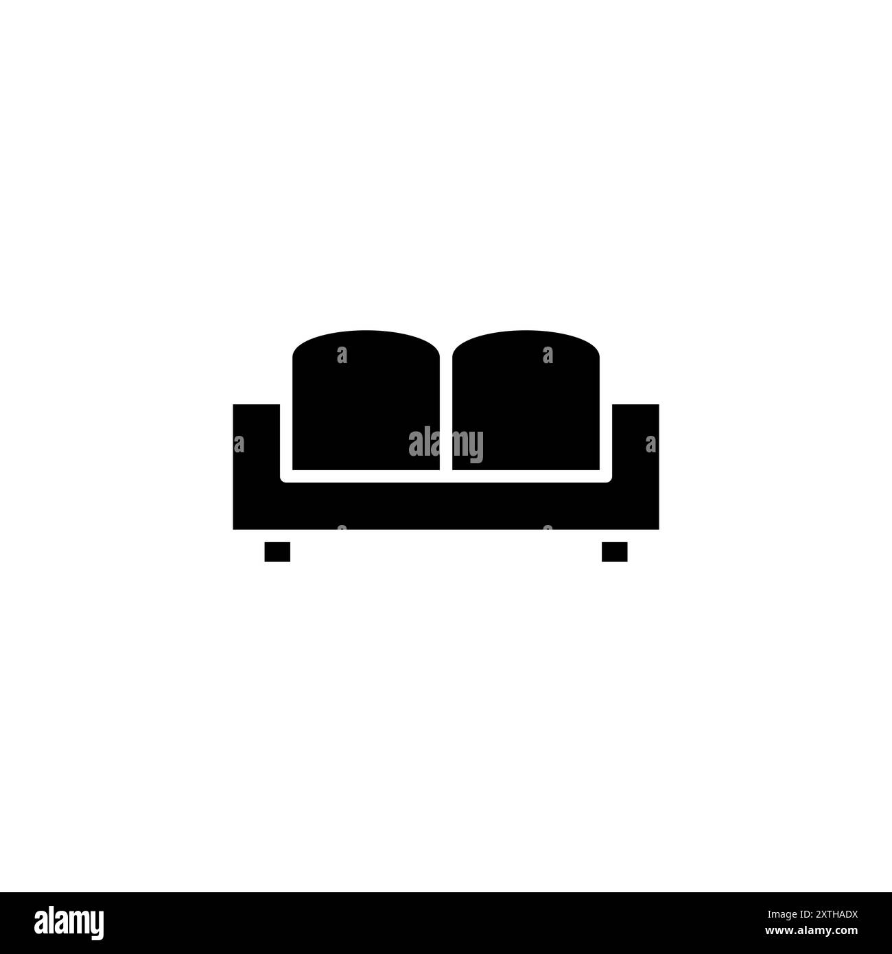 Sofa logo Black and White Stock Photos & Images - Alamy