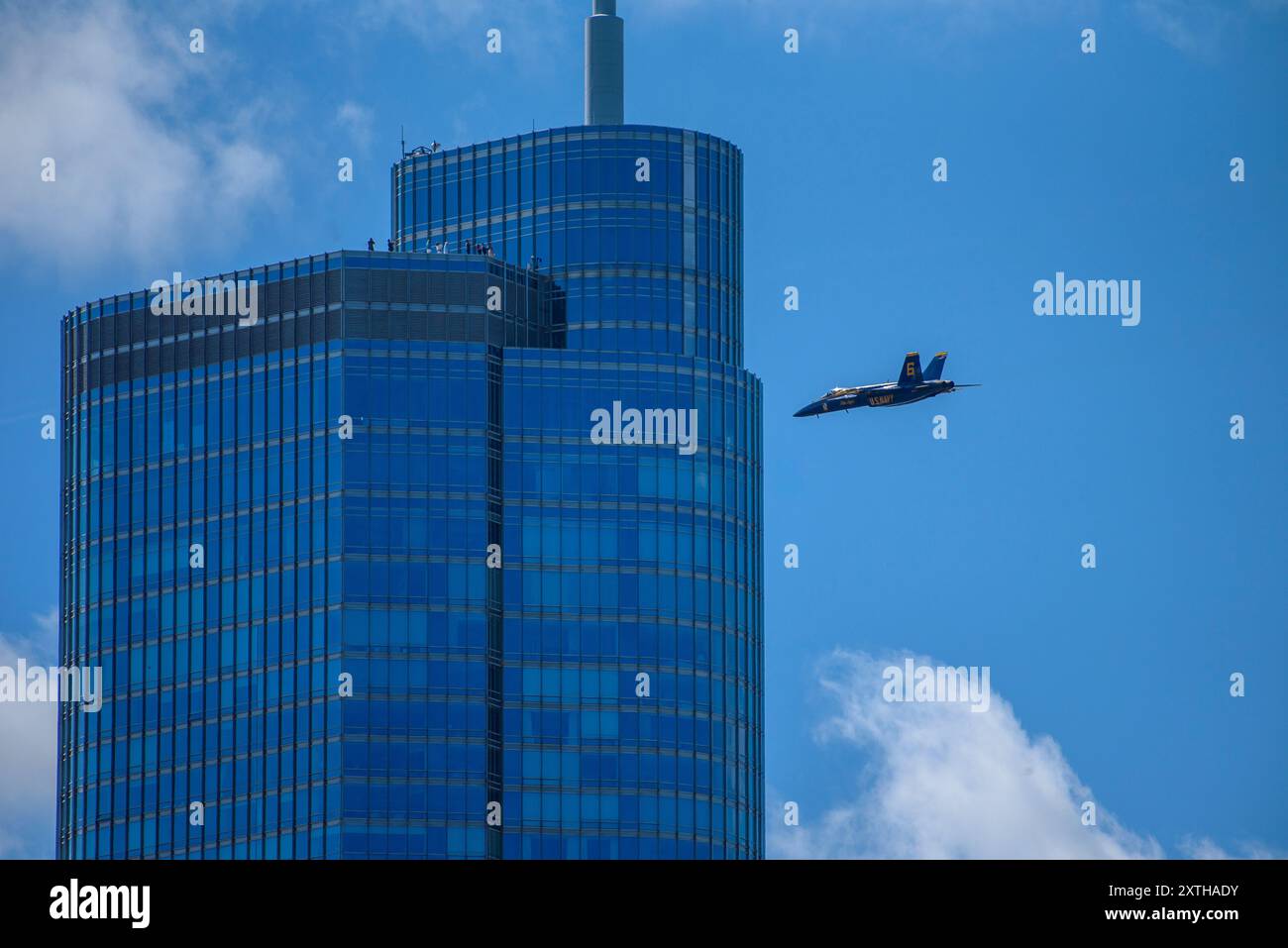 Blue Angel over Trump Tower Stock Photo - Alamy