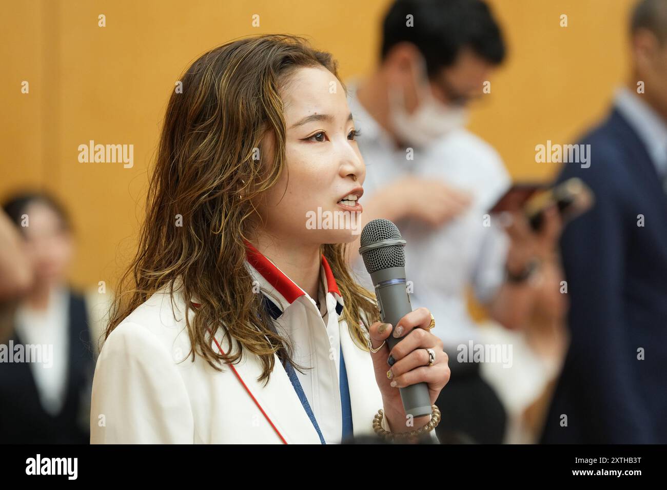 Ami Yuasa/Ami, Japanese Delegation for Paris 2024 Olympic attend a ...