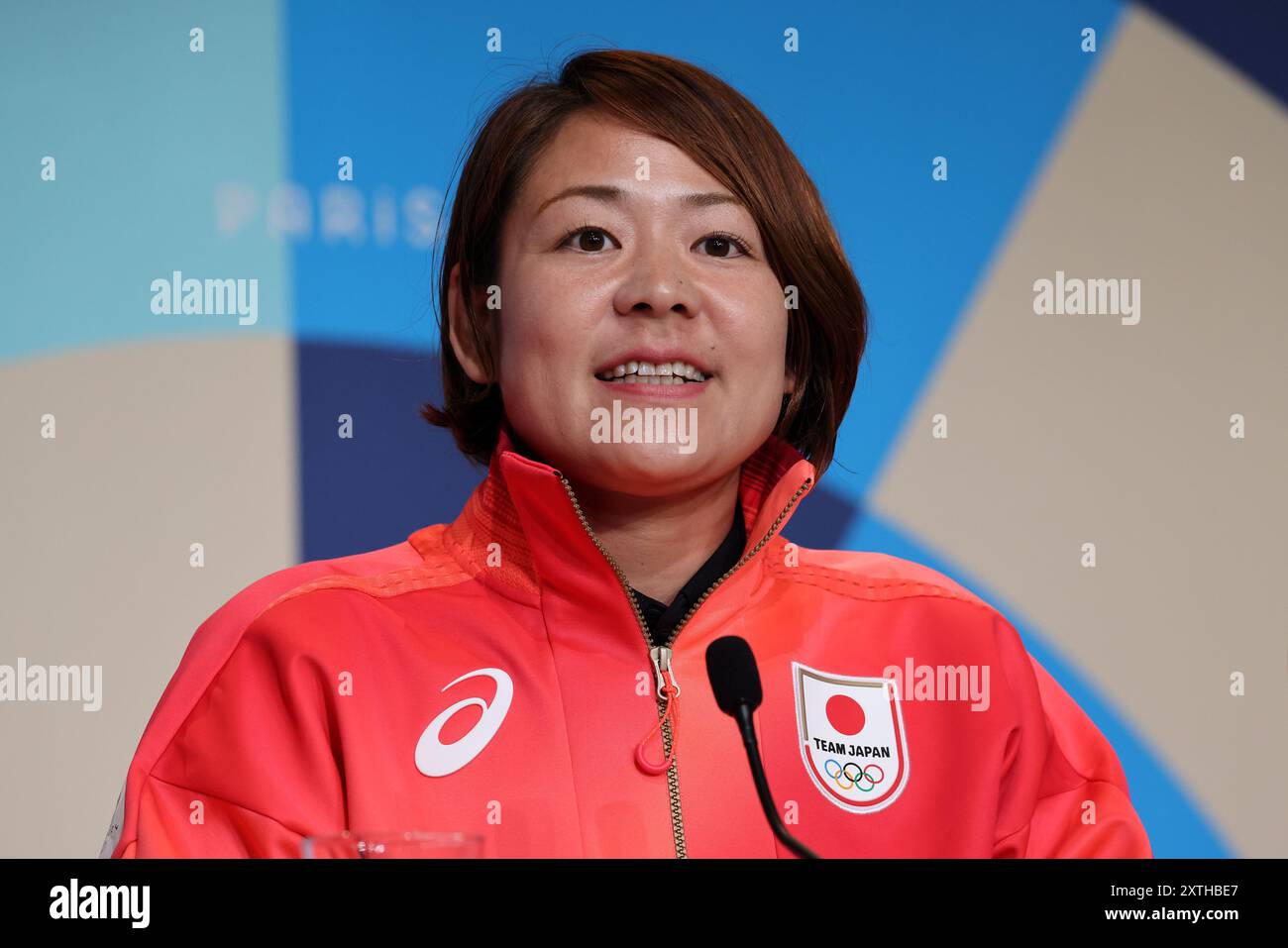Ayumi Tanimoto (JPN), AUGUST 11, 2024 : Press Conference of the Japanese delegation during the ...