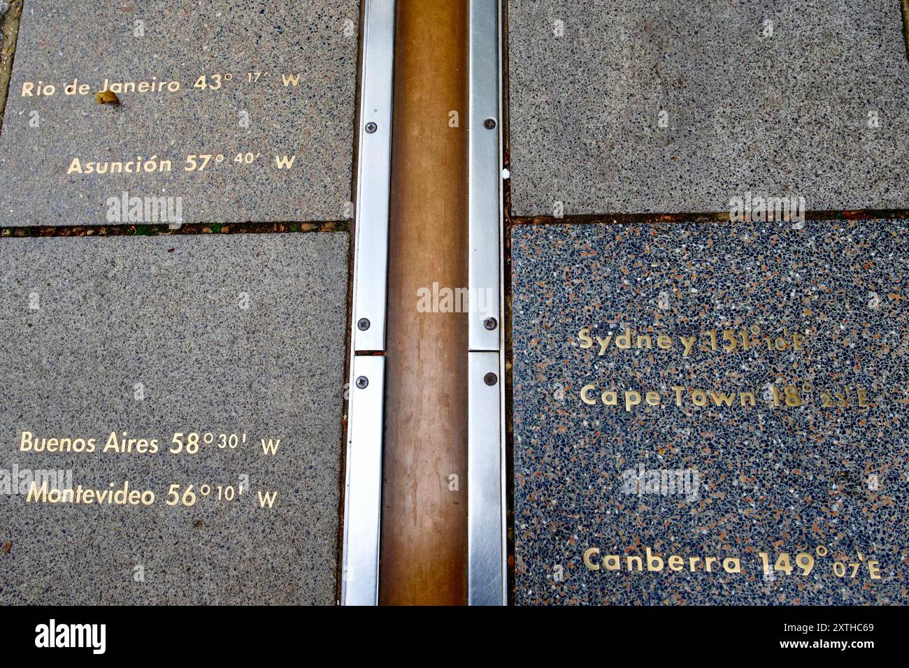 Prime Meridian Line, Royal Observatory Greenwich, Greenwich, London ...
