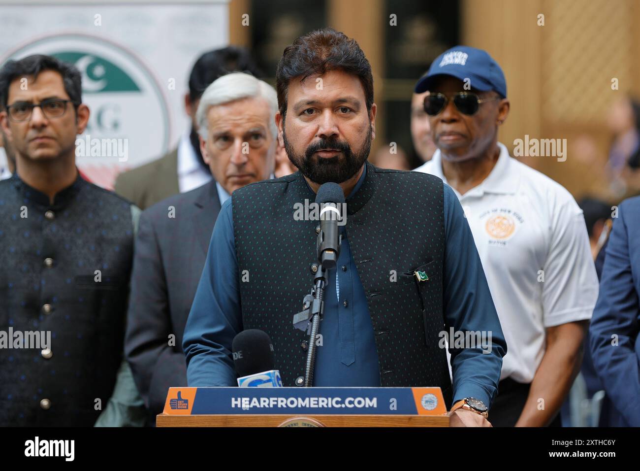 New York, USA, August 14, 2024 - Pakistan Consul General Aamer Ahmed ...