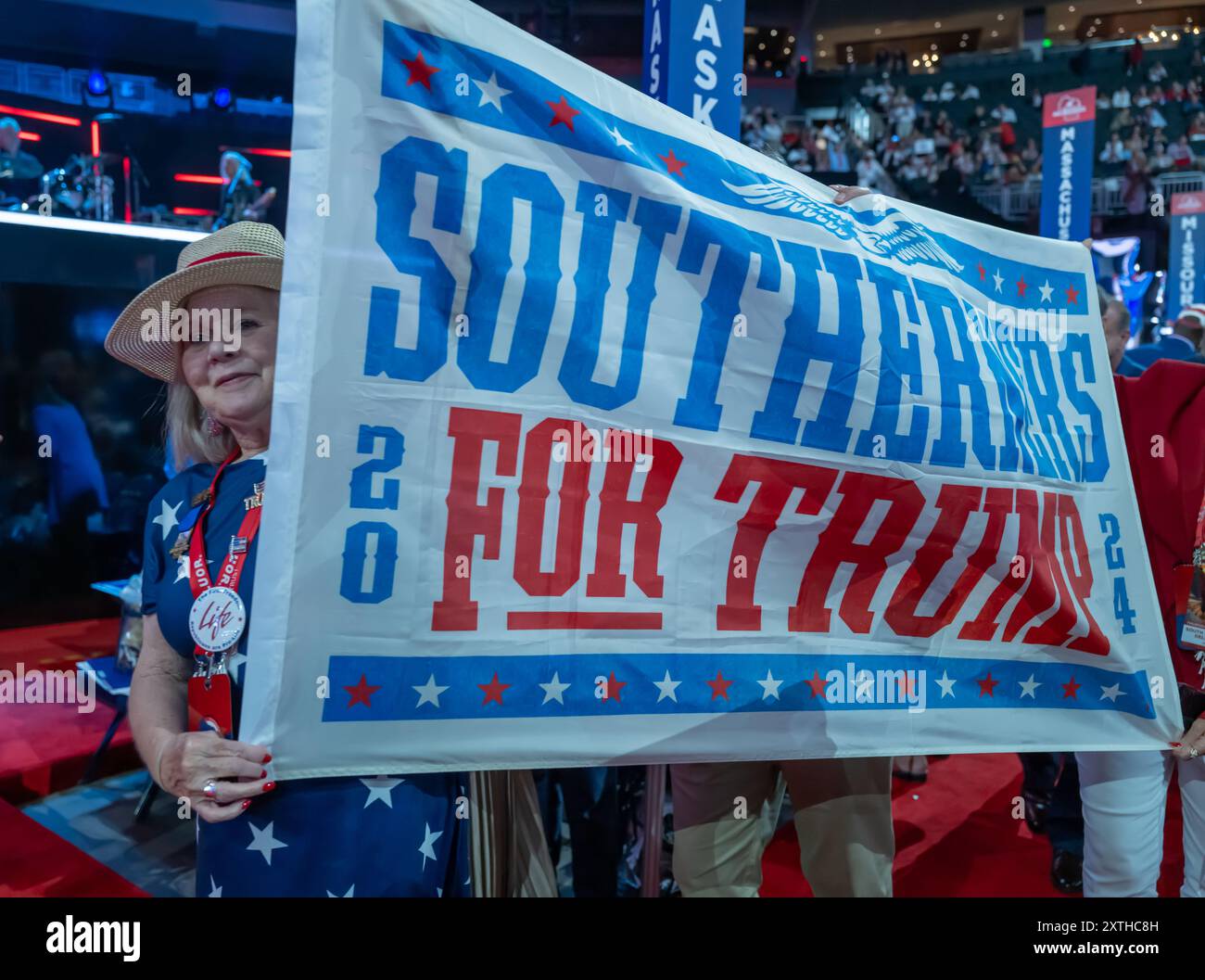 MILWAUKEE, Wis. – July 18, 2024: Attendees at the 2024 Republican ...