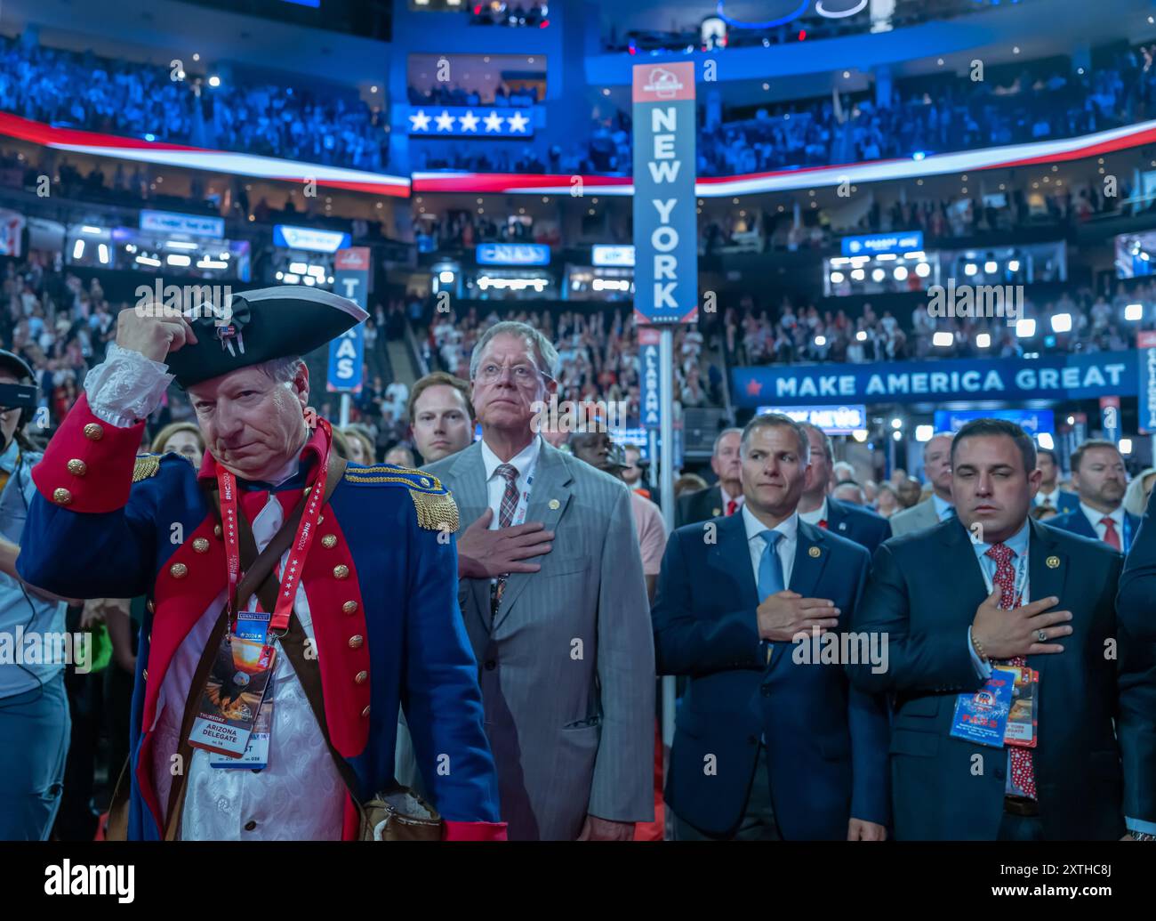 MILWAUKEE, Wis. – July 18, 2024: Attendees at the 2024 Republican ...