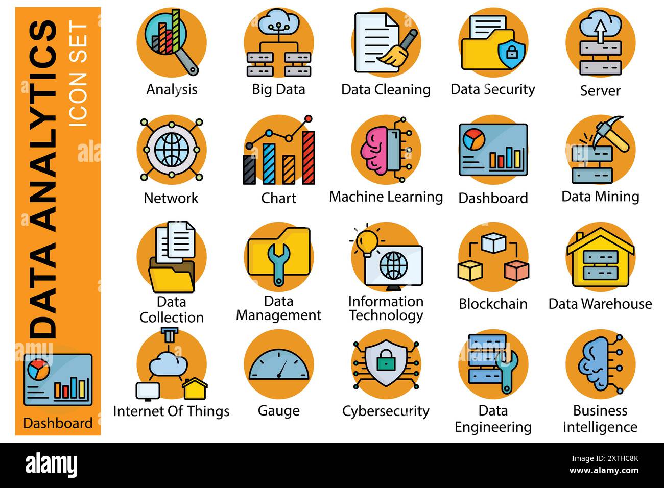 Business icon set. icon related to business startup. analysis ...