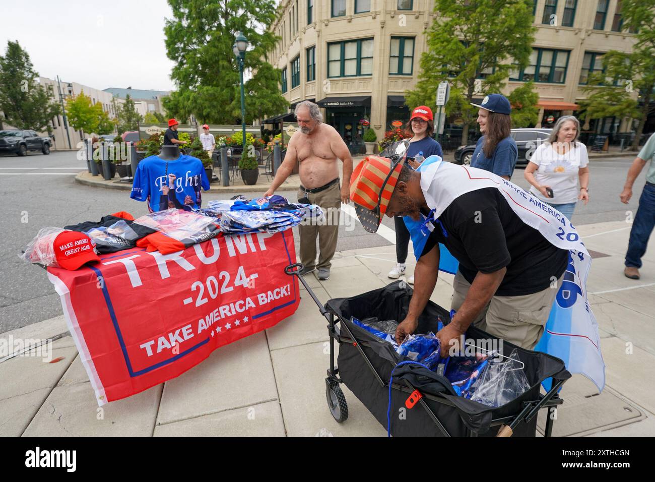 Unofficial Donald Trump presidential campaign merchandise is offered ...