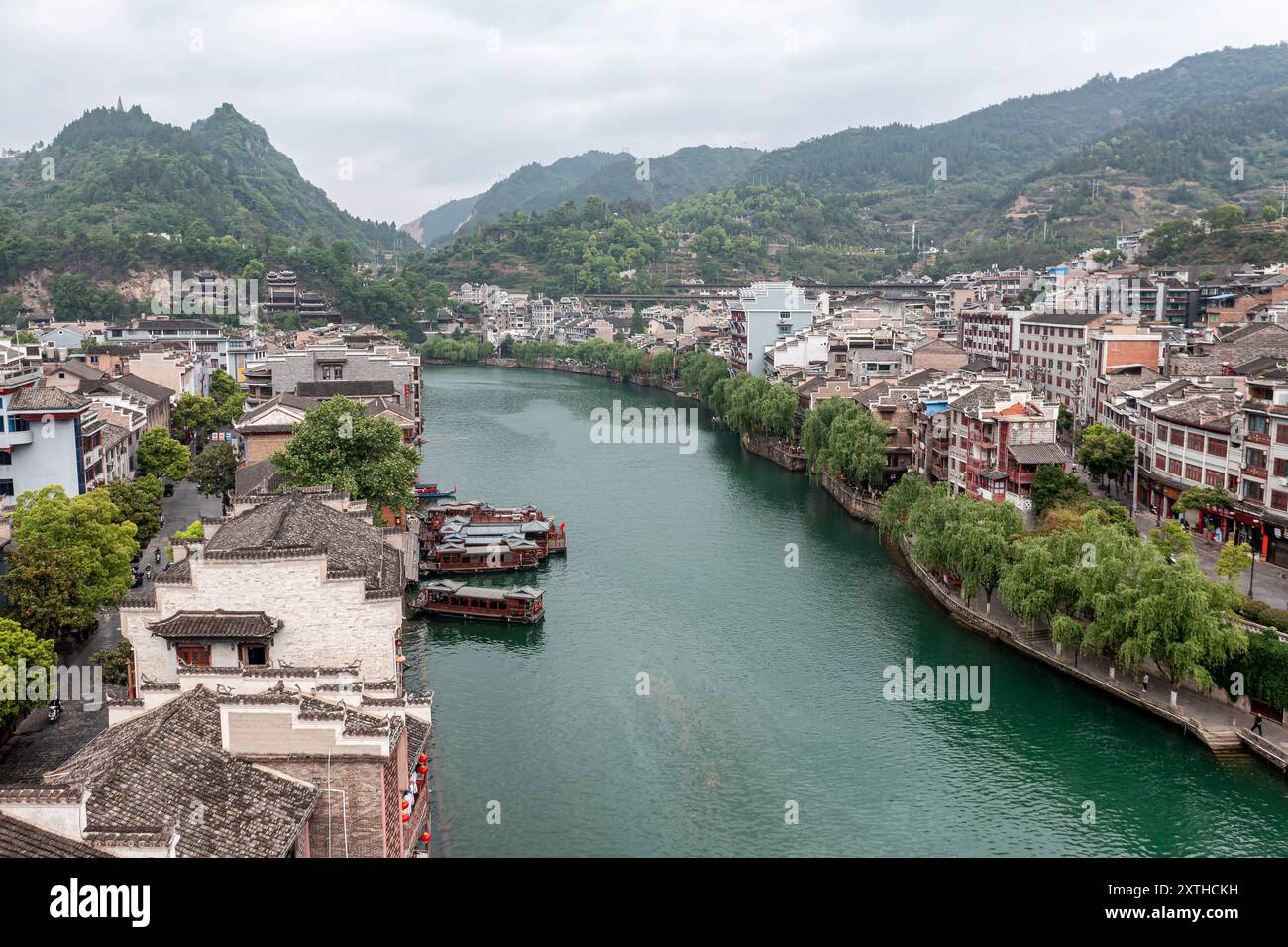 Ancient town, Zhenyuan County, Qiandongnan Miao and Dong Autonomous ...