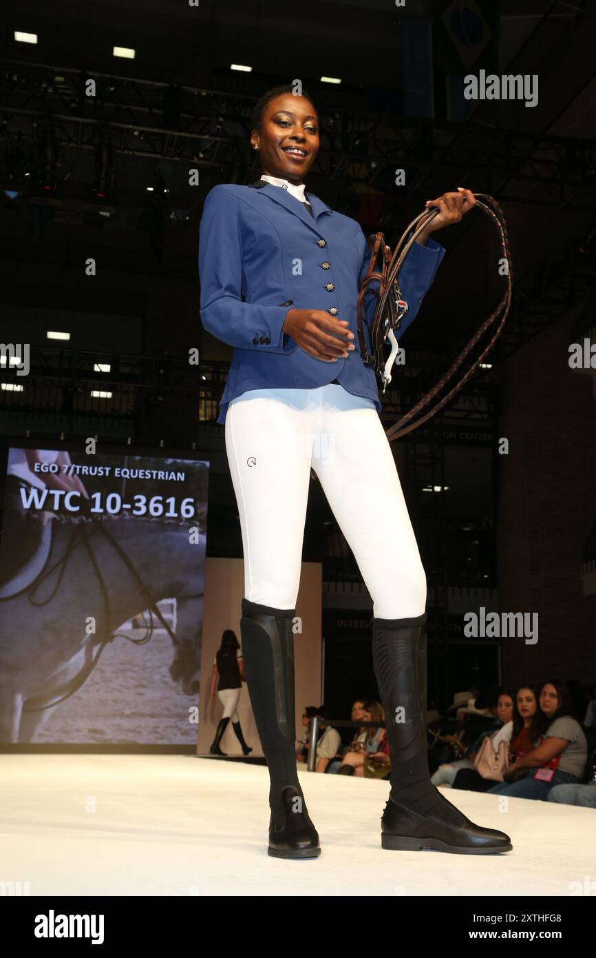 DALLAS, TX, USA - AUGUST 14, 2024. Models on the runway, for the ...