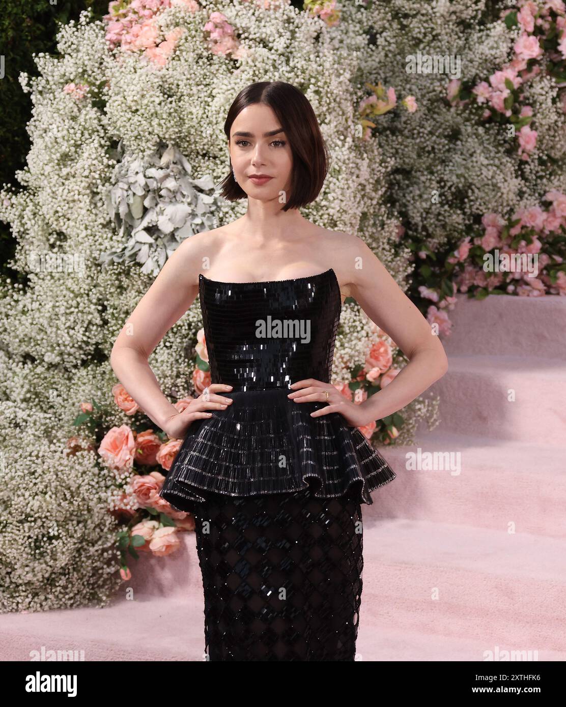 Los Angeles, USA. 14th Aug, 2024. Lily Collins attends the Premiere of ...