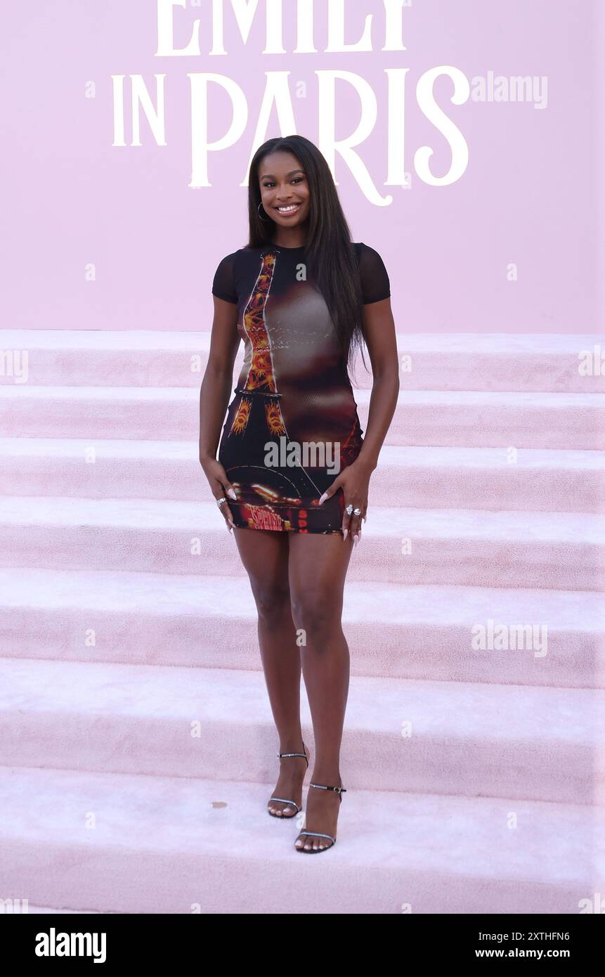 Los Angeles, USA. 14th Aug, 2024. Coco Jones attends the Premiere of ...