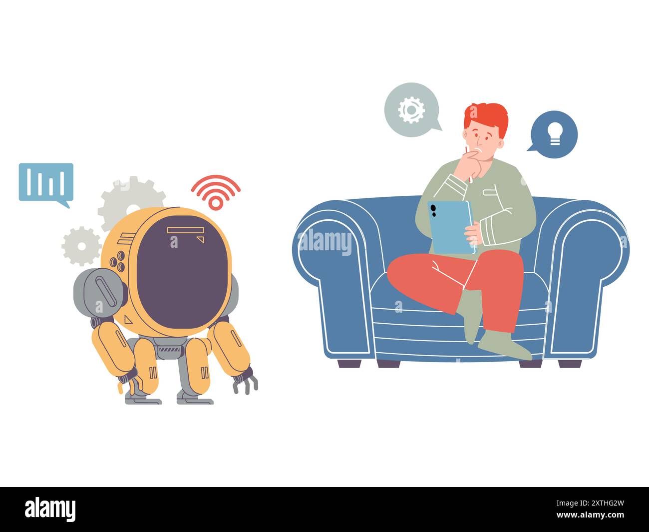 chatbot customer service talk bot robot artificial intelligent cyber ...