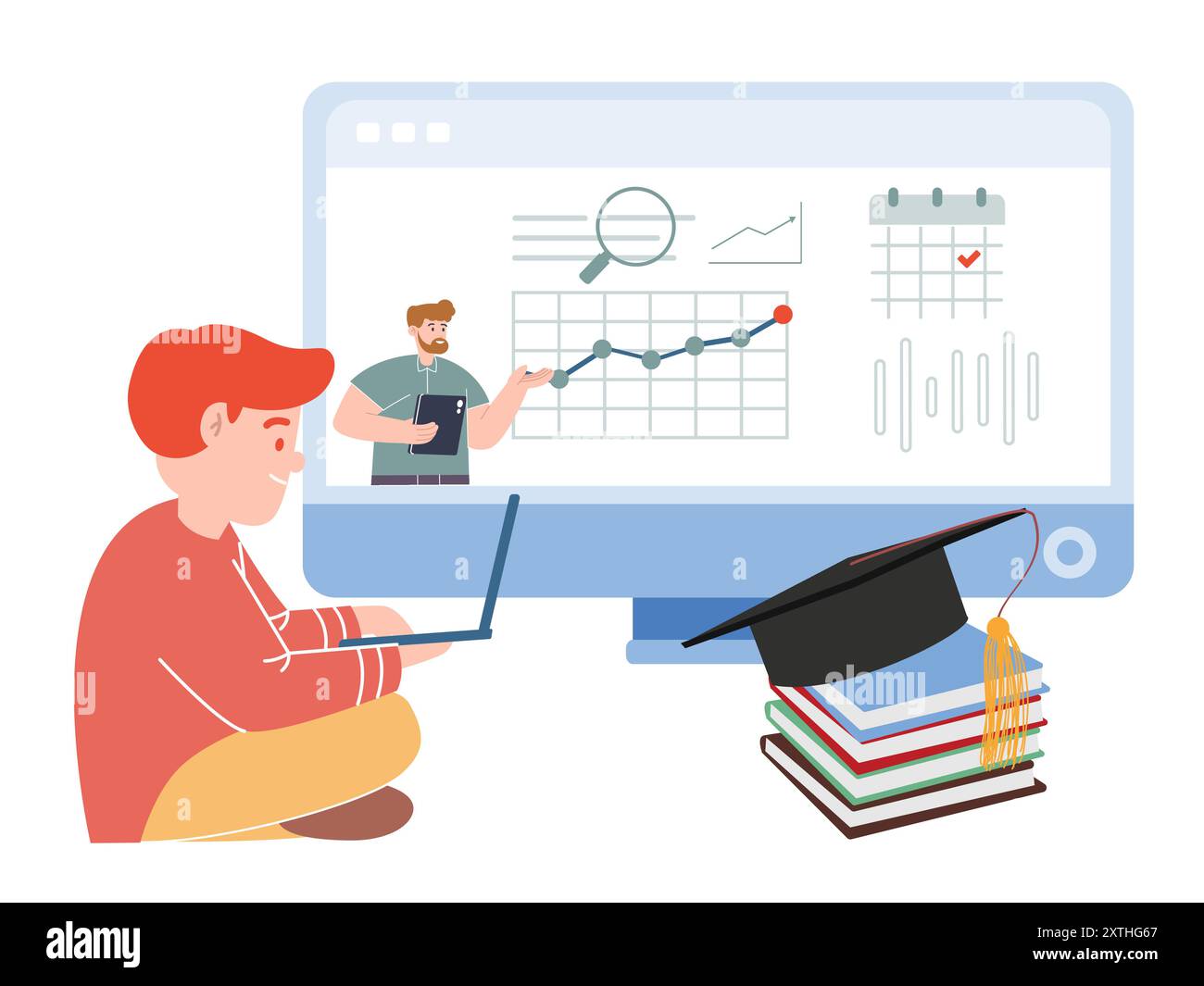 online course school tutor online web webinar e-leaning distance study ...