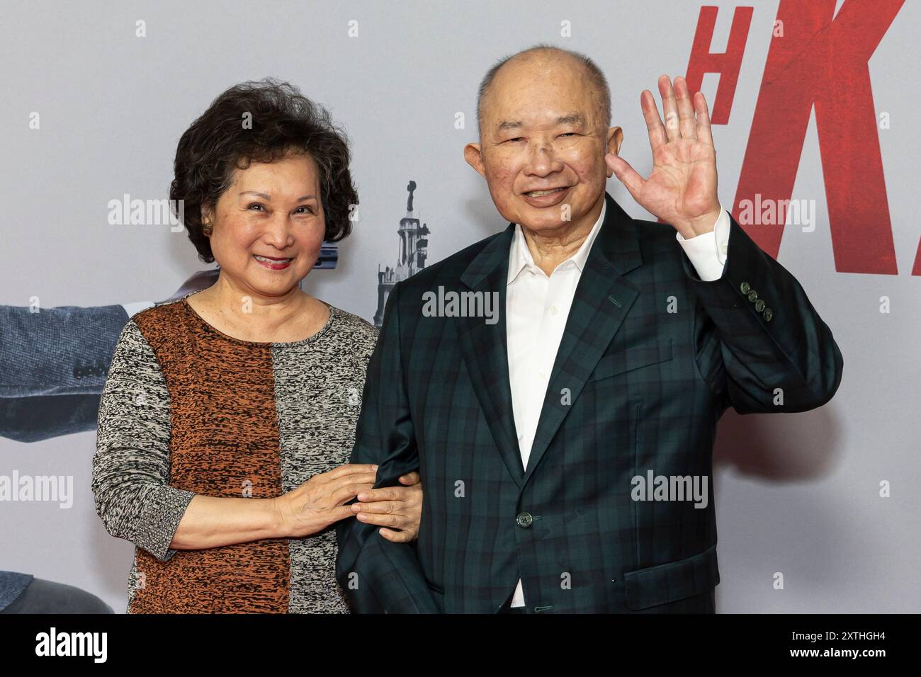 Los Angeles, USA. 14th Aug, 2024. Anne Chun-Lung Niu and John Woo ...