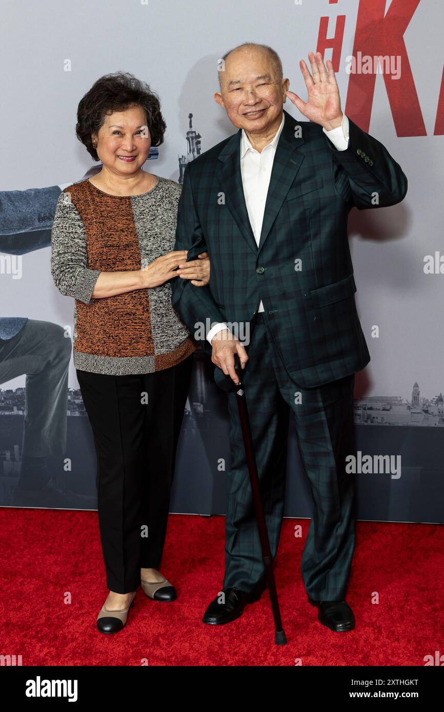 Los Angeles, USA. 14th Aug, 2024. Anne Chun-Lung Niu and John Woo ...