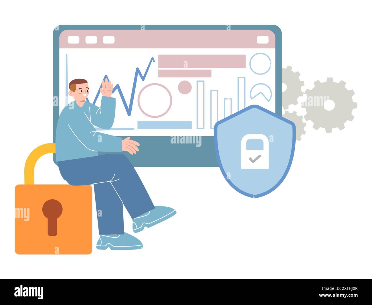 cyber security data protection system policy safety protector cyber ...