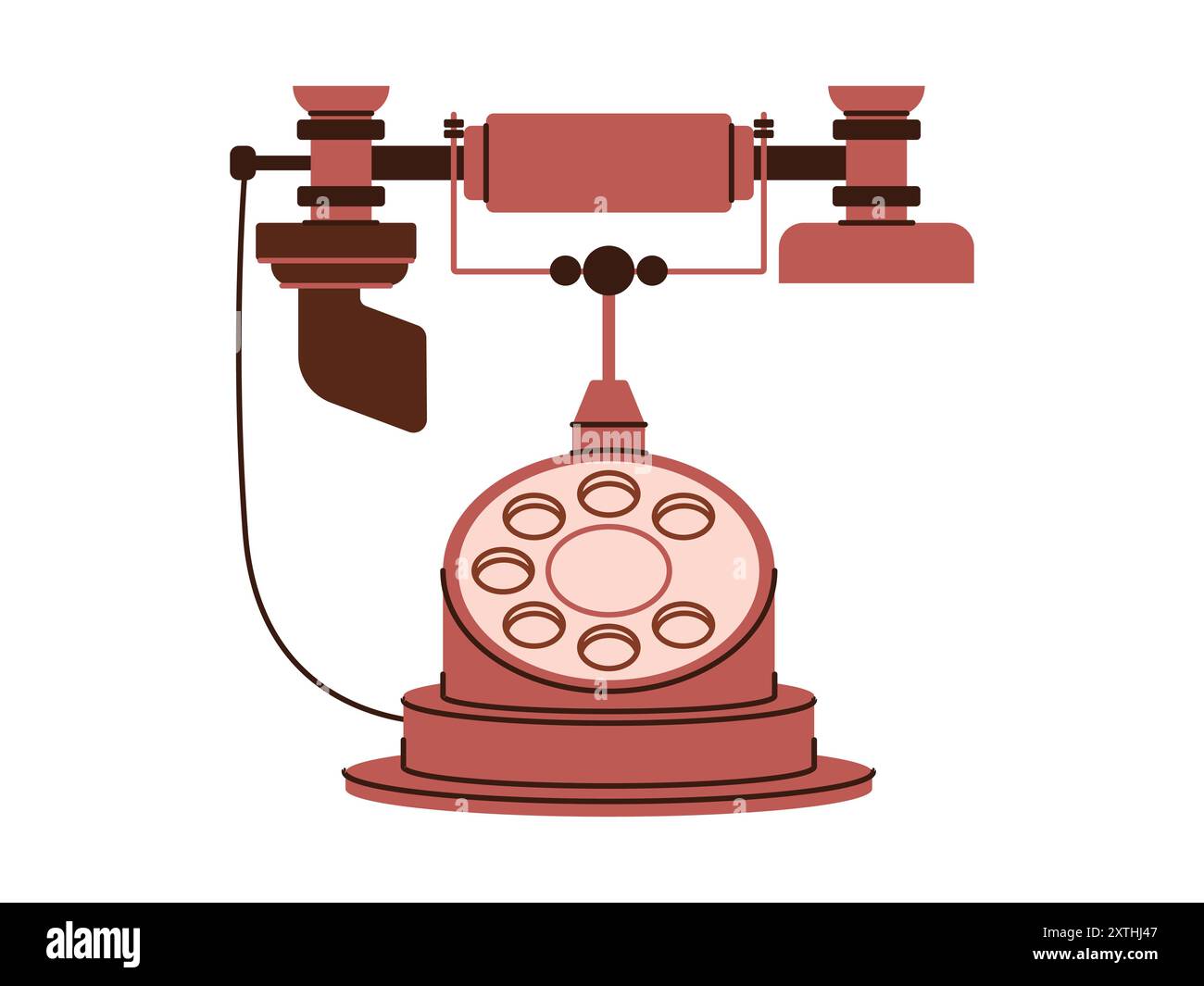 dial telephone phone old retro style vintage communication device obsolete antique stuff classic ...