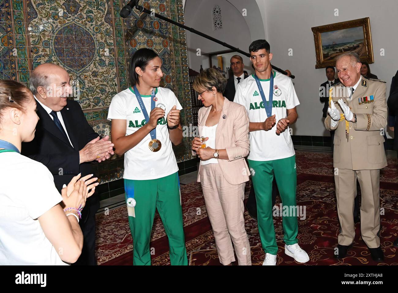 Imane khelif medal hi-res stock photography and images - Alamy