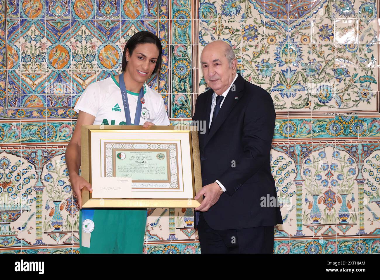 Imane khelif medal hi-res stock photography and images - Alamy