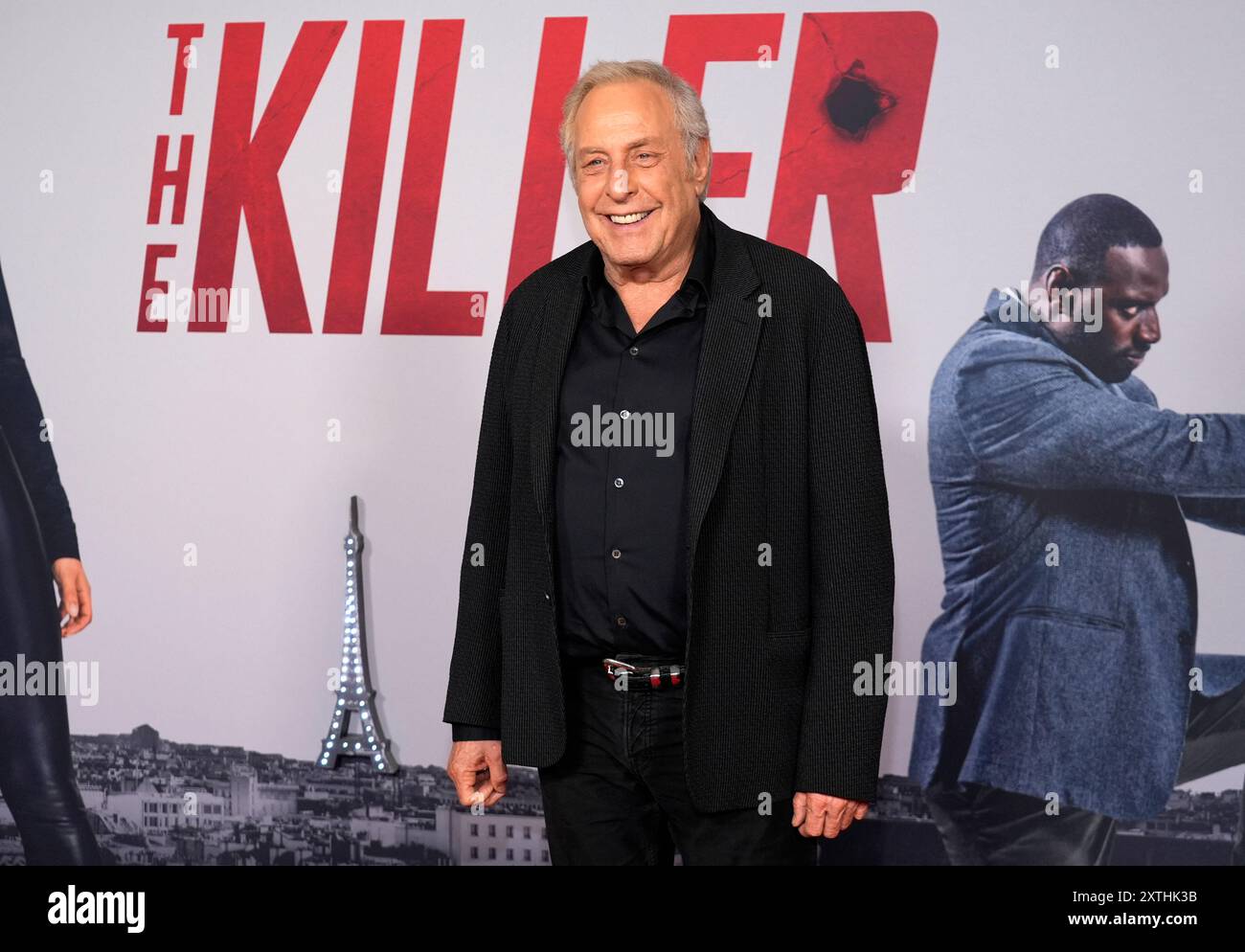 Charles Roven poses at the premiere of the Peacock film "The Killer ...