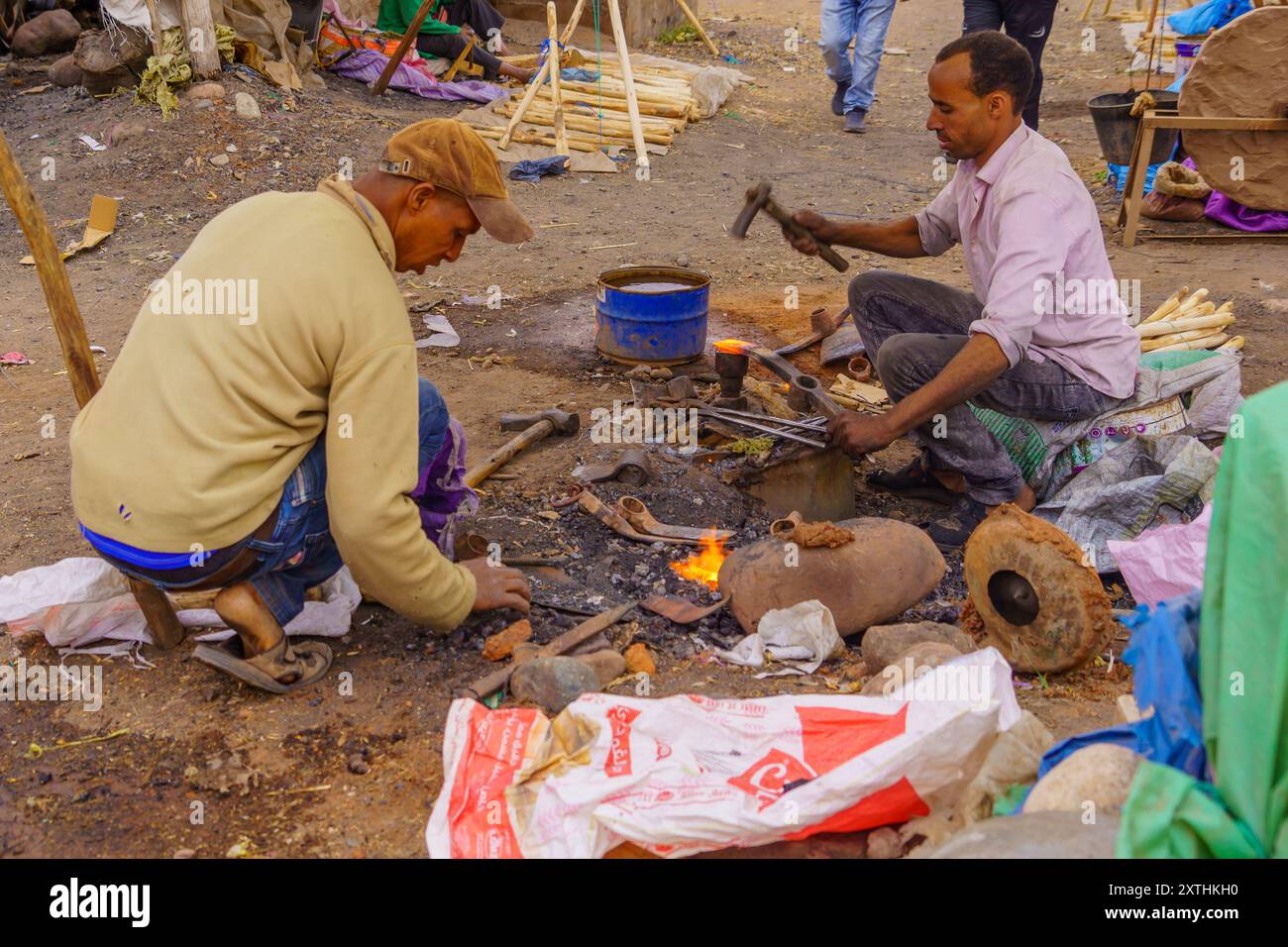 Traditional arabic blacksmith working hi-res stock photography and ...