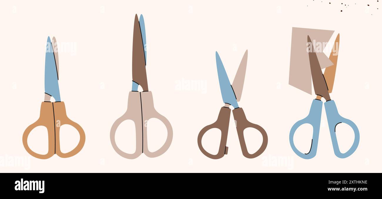 Paper silhouette scissor hi-res stock photography and images - Alamy