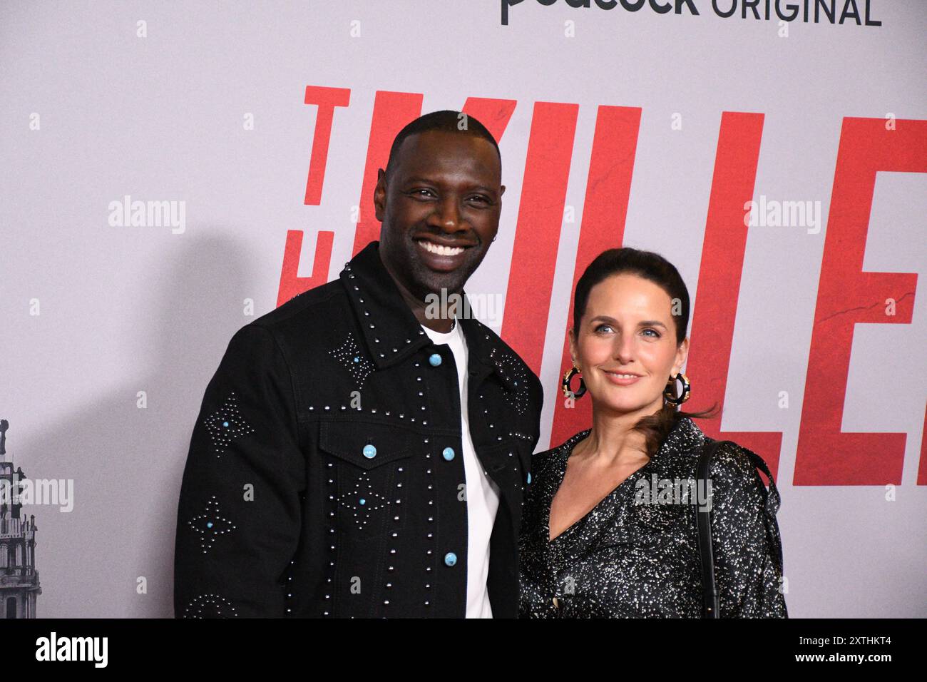 Los Angeles, California, USA 14th August 2024 Actor Omar Sy and wife ...