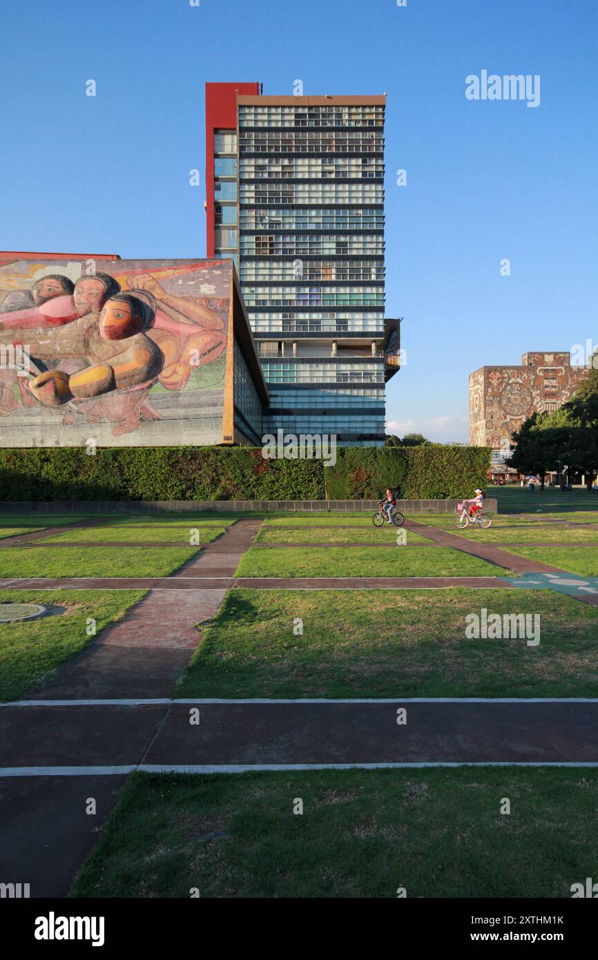 Ciudad de Mexico, Mexico - December 26. 2015: Rectory Building of UNAM ...