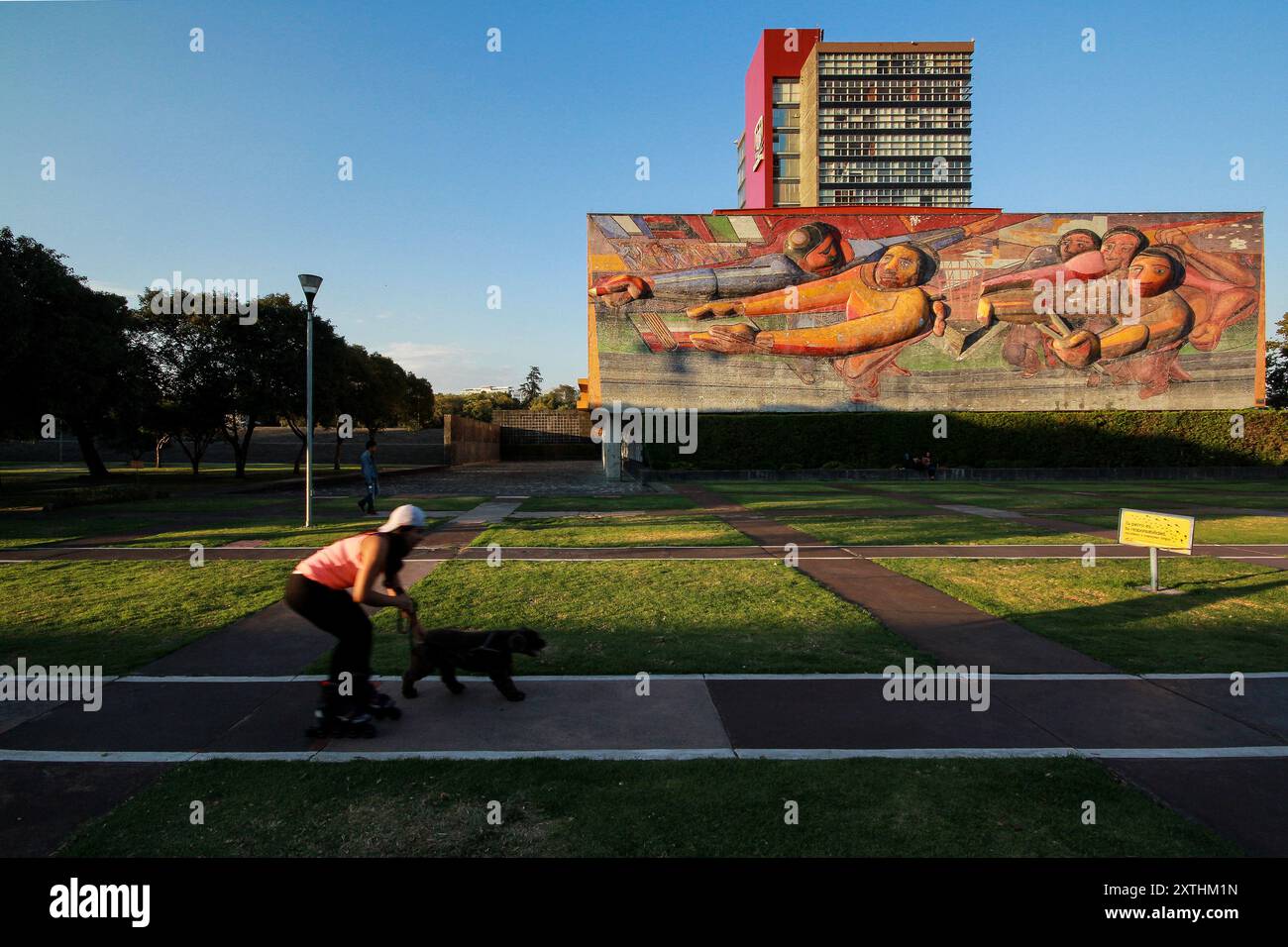 Ciudad de Mexico, Mexico - December 26. 2015: Rectory Building of UNAM ...