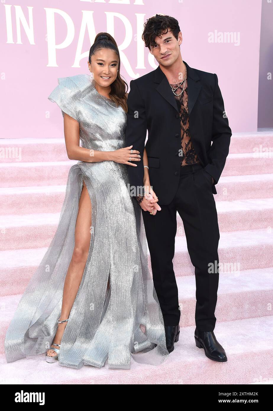 Hollywood, USA. 14th Aug, 2024. Ashley Park and Paul Forman arriving to ...