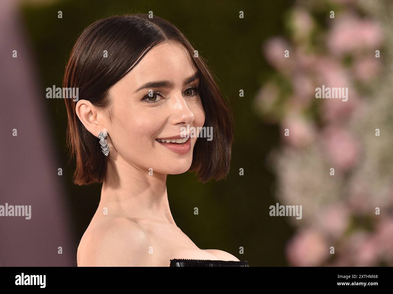 Hollywood, USA. 14th Aug, 2024. Lily Collins arriving to Netflix's ...