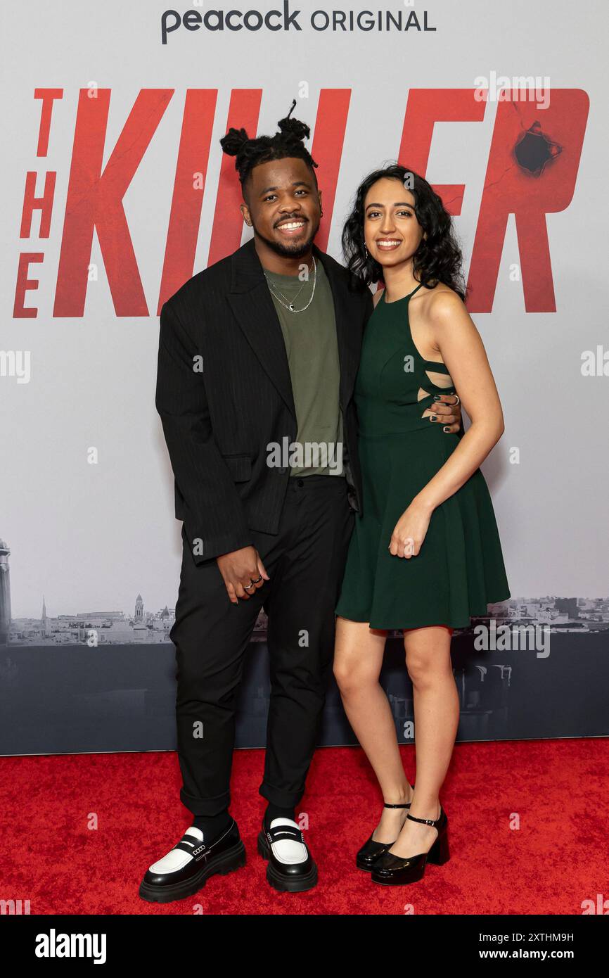 Los Angeles, USA. 14th Aug, 2024. Charles Curtis-Beard and Jasmine Kaur ...