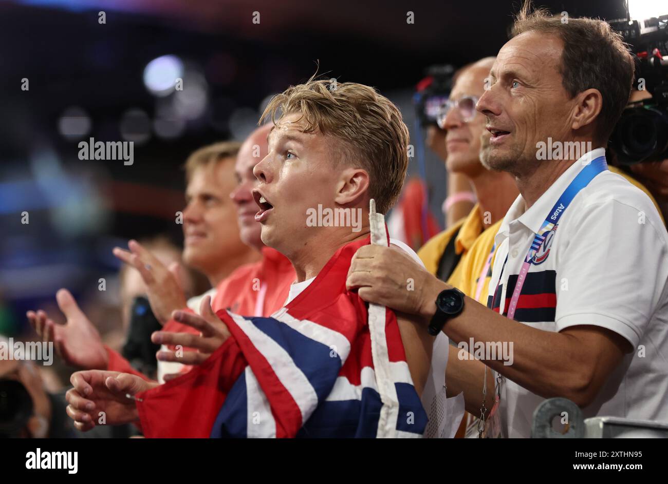 PARIS, FRANCE - AUGUST 03: Markus Rooth of Norway celebrates his ...