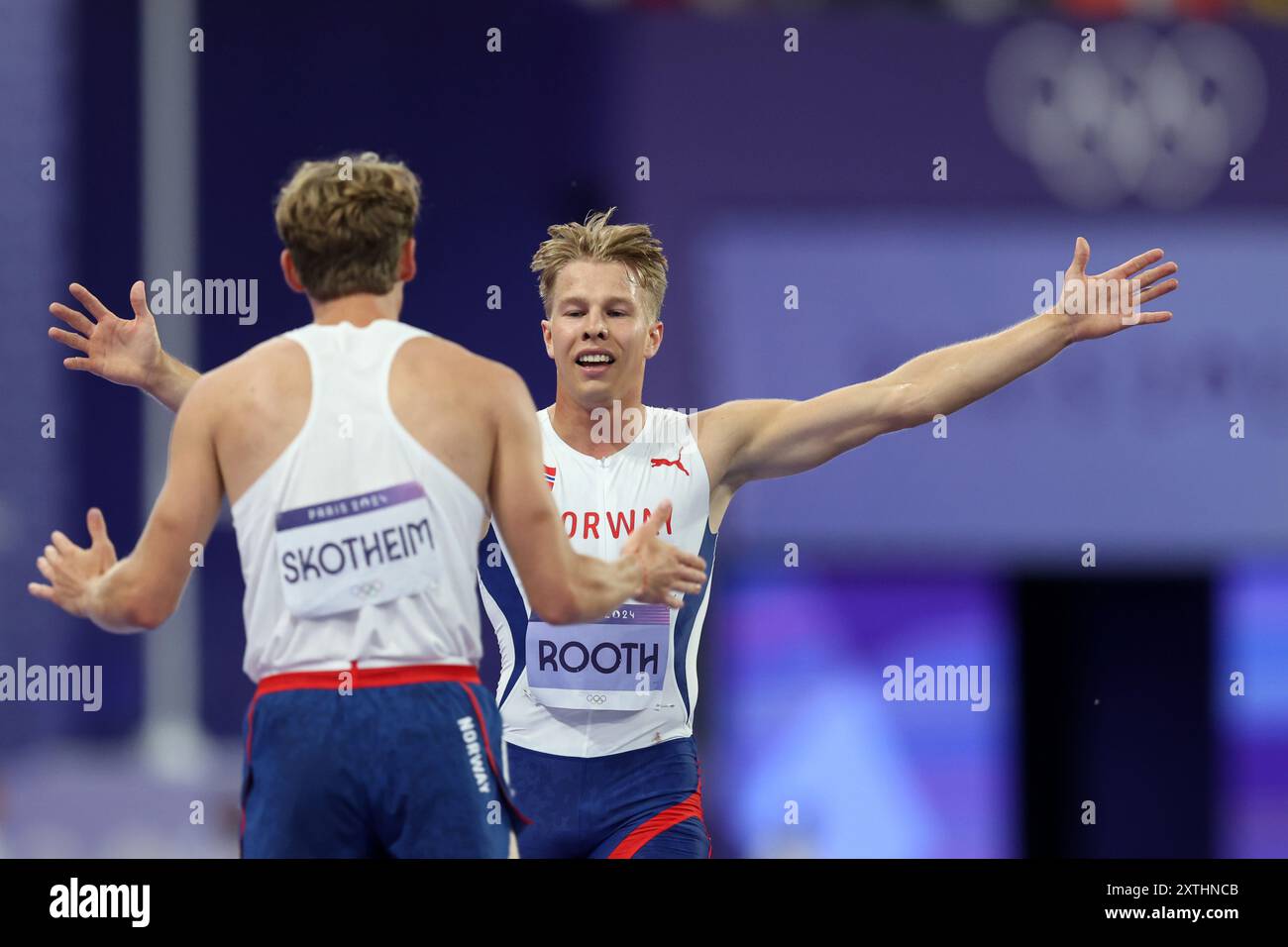 PARIS, FRANCE - AUGUST 03: Markus Rooth of Norway celebrates his ...