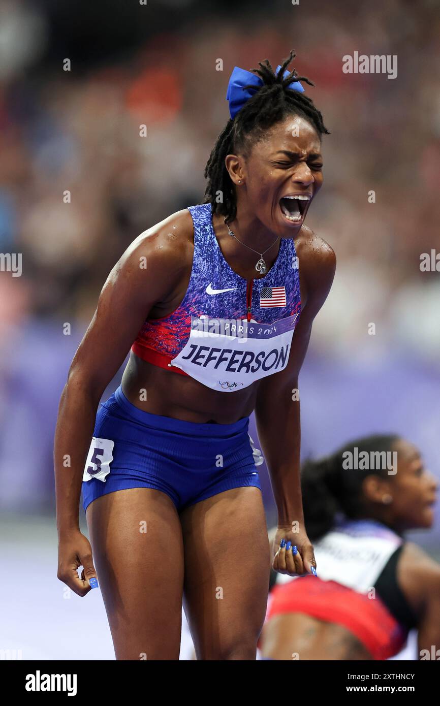 PARIS, FRANCE - AUGUST 03: Melissa Jefferson of Team United States ...